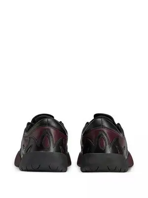Y3 Regu 2002 Leather Sneakers - Brown