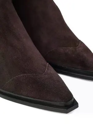 JIMMY CHOO Cece Suede Boots - Brown