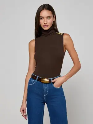 L'agence Turtleneck Camis Tanks For Women