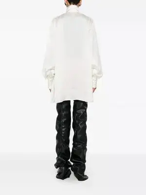 Sacai Ruffled High-neck Blouse