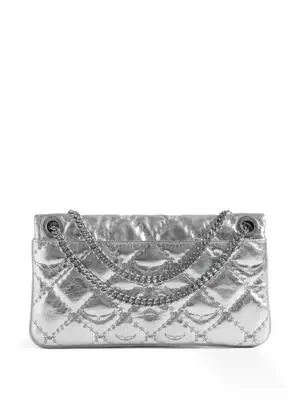 Zadig&Voltaire Rock Ii Quilted Crossbody Clutch Bag - Silver
