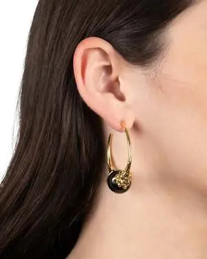 Alexis Bittar Lapis Hoop Earrings