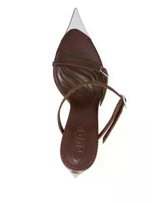 MUGLER 105mm Lizard-effect Sandals