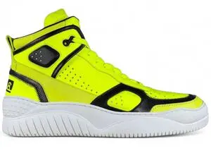 Buscemi Basket High Sneakers - Neon Yellow