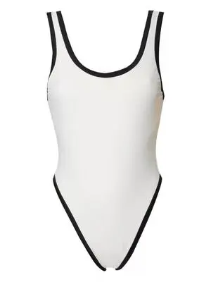 Oseree Sporty One-piece Swimsuit - White