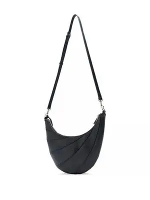 JOY GRYSON Pleated Crescent Shoulder Bag