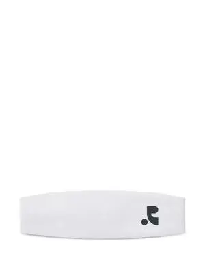 REST&RECREATION Logo Jersey Hair Band - White