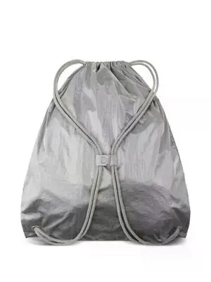 REST&RECREATION Nylon Drawstring Backpack - Silver
