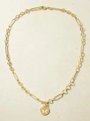 FOUNDRAE Reverie Small Mixed Clip 18-karat Diamond Necklace - Gold