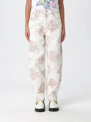 GANNI Floral Print Jeans