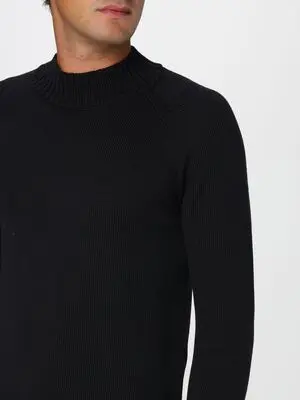 ZANONE Ribbed Knit Sweater - Black