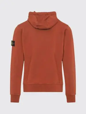 Stone Island Hooded Sweatshirt - Red