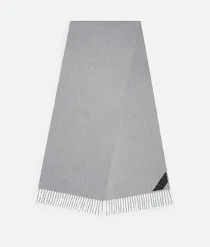 BOTTEGA  VENETA Cashmere Scarf - Gray Melange