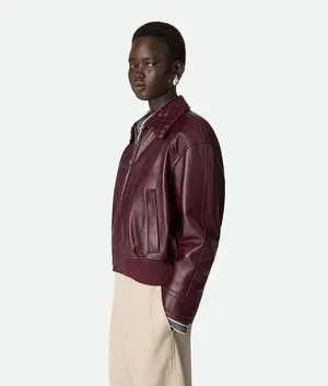 Bottega Veneta Leather Blouson - Jam
