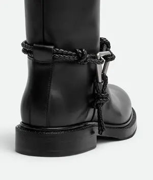 Bottega Veneta Knee-high Leather Boots - Black
