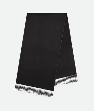 BOTTEGA  VENETA Cashmere Scarf - Dark Gray