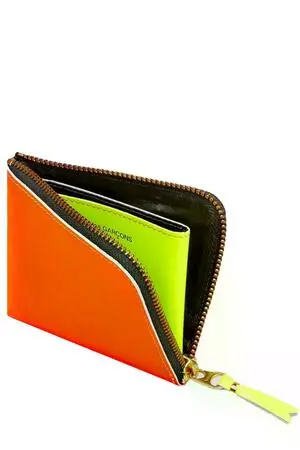 Comme Des Garçons Zip-around Leather Wallet