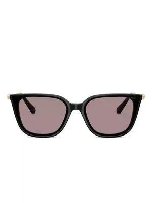 SWAROVSKI Crystal-embellished Square Sunglasses - Black
