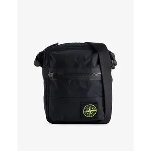 Stone Island Cotton Cross Body Bag - Black