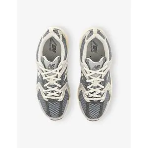 NEW BALANCE Leather And Mesh Trainers - Raincloud