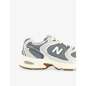 NEW BALANCE Leather And Mesh Trainers - Raincloud