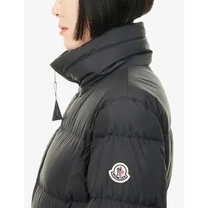 Moncler Dourbe High-neck Shell-down Jacket