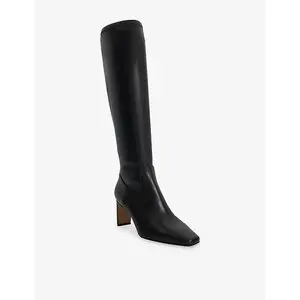 DUNE Stellan Leather Knee-high Boots
