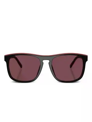 SCUDERIA FERRARI Square Frame Sunglasses - Black