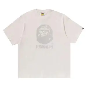 A BATHING APE Relaxed Fit Tee - Cream