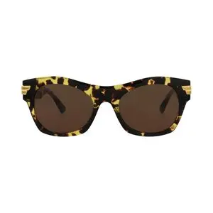 Bottega Veneta Square Sunglasses - Brown