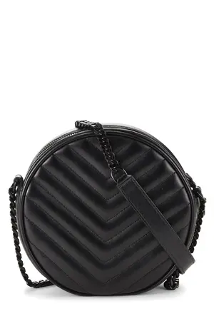 Saint Laurent Calfskin Round Vinyle Camera Bag