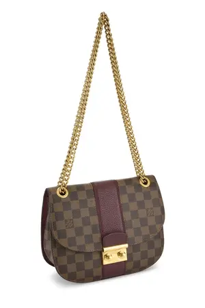 LOUIS VUITTON Damier Ebene Wight - Burgundy