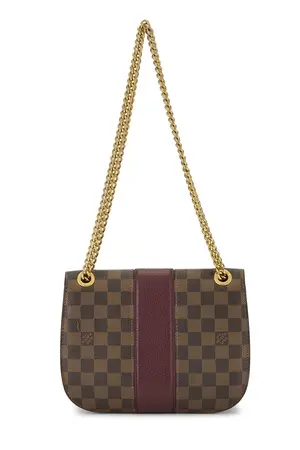 LOUIS VUITTON Damier Ebene Wight - Burgundy