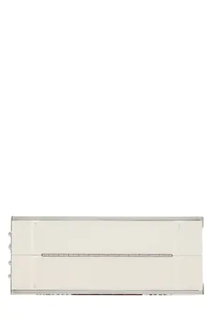 Chanel Lucite Shipping Container Bag - White