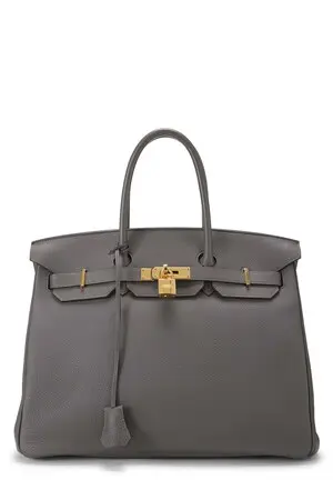 Hermès Togo Birkin 35 - Etain