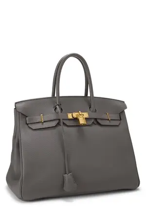 Hermès Togo Birkin 35 - Etain