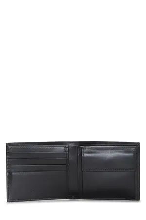 Prada Patent Triangle Bifold Wallet