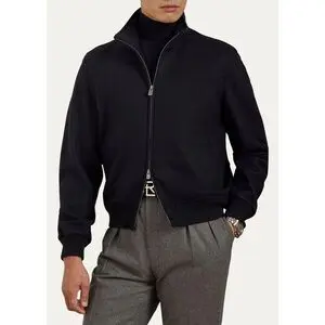 Ralph Lauren Purple Label Double-face Cashmere Full-zip Jacket