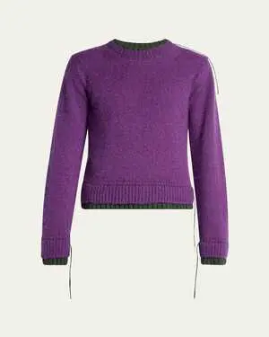Sacai Trimmed Knitwear For Men