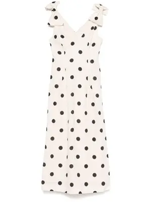 Zimmermann Crush Linen Midi Dress - Beige