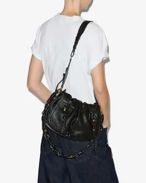Isabel Marant Bolton Shoulder Bag - Black/silver