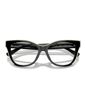Tory Burch Polarized Eyeglasses - Black,ivory