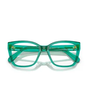 SWAROVSKI Eyeglasses With Strass Detailing - Crystal Green