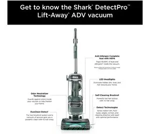 SHARK Detect Pro Lift-away Adv Upright Vacuum