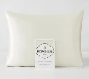 BORGHESE Roma Luxe 100% Silk King Pillowcase - One-color