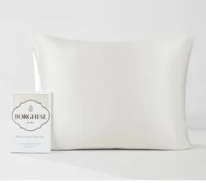 BORGHESE Roma Luxe 100% Silk Standard Pillowcas E