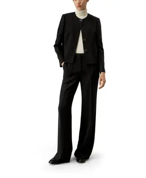 Lilysilk Tailored Boxy Jacket - Black