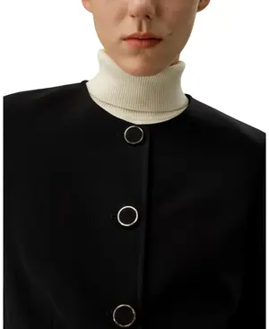 Lilysilk Tailored Boxy Jacket - Black