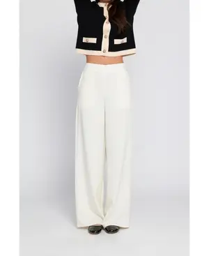 ELLE COLLECTION Wide Leg Trouser