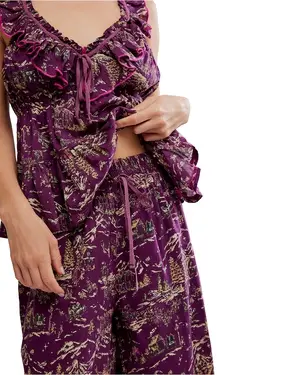 Free People Tangled Lights Printed Pajama Set